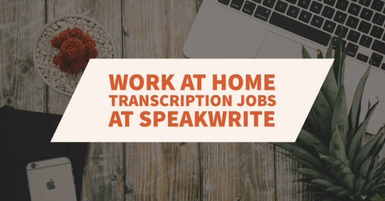 SpeakWrite Review - Work at Home as a Transcriber