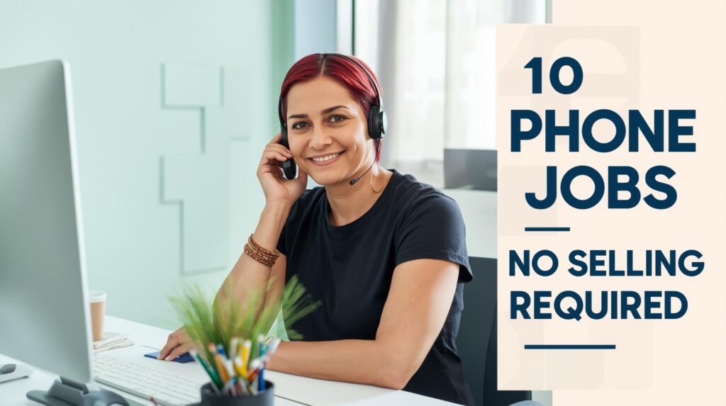 10 Legit Work-at-Home Phone Jobs (No Selling Required)